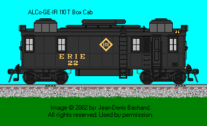Alco-GE-IR 110-Ton Box Cab Data Sheet