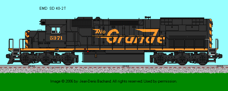 EMD SD40T-2 Data Sheet