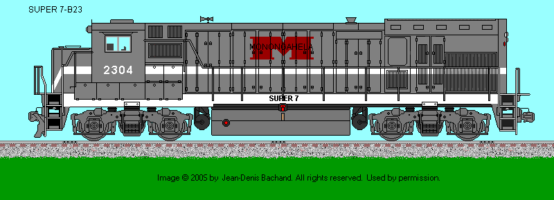 GE B23-7 Super Series Data Sheets